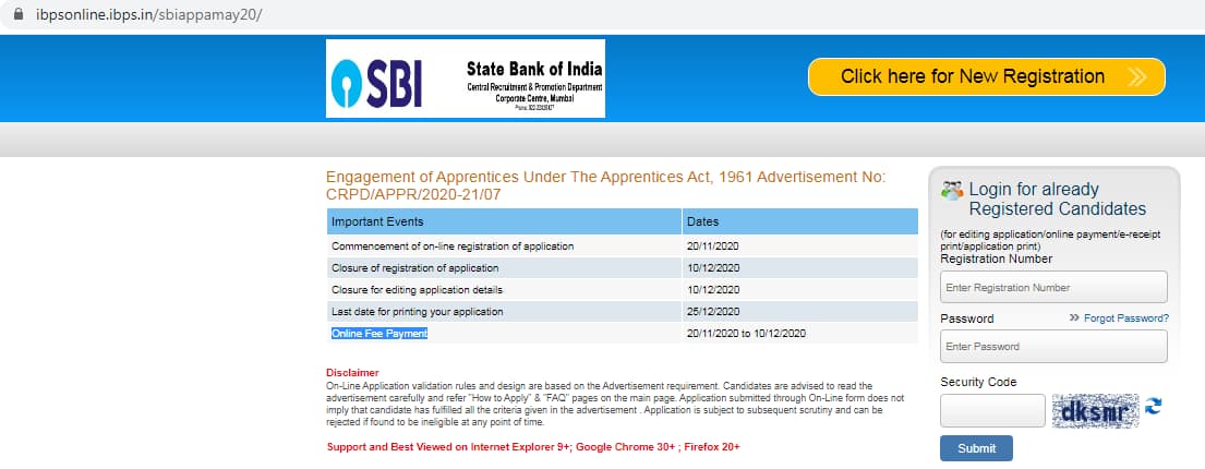 SBI Apprentice 2020 | Apply for 8500 vacancies - Yobankexams